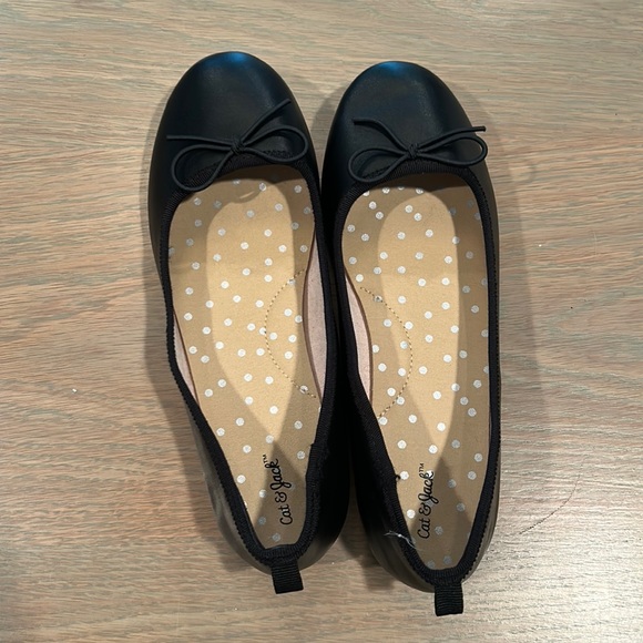 Cat & Jack | Shoes | Cat And Jack Black Diana Slip On Shoes Size 4 ...